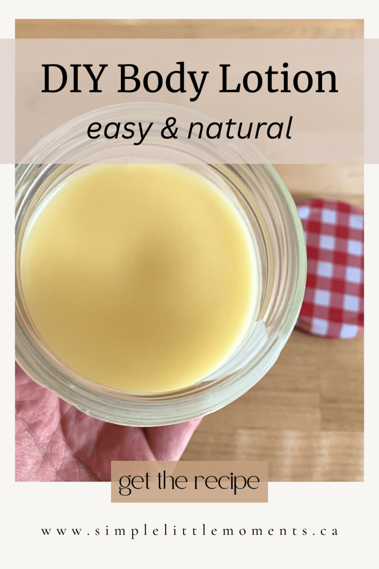DIY Natural Healing Body Lotion Recipe – Simple Little Moments